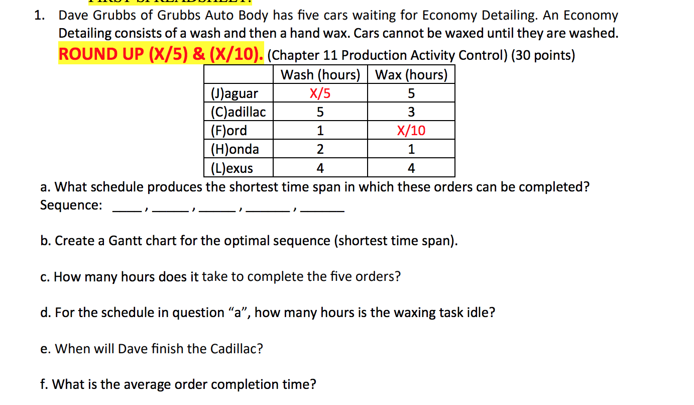 Solved USE X=39 ﻿PLEASE SHOW WORK AND EQUATIONS ON EXCEL | Chegg.com