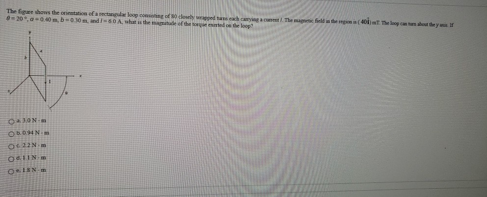 Solved The figure shows the orientation of a rectangular | Chegg.com