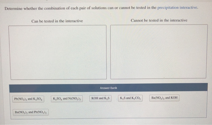 Solved Determine whether the combination of each pair of | Chegg.com