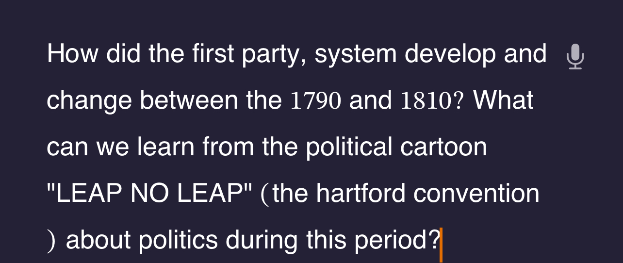 How did the first party, system develop andQ?change | Chegg.com