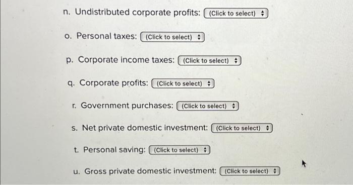 Solved Identify which of the following measures are used to | Chegg.com