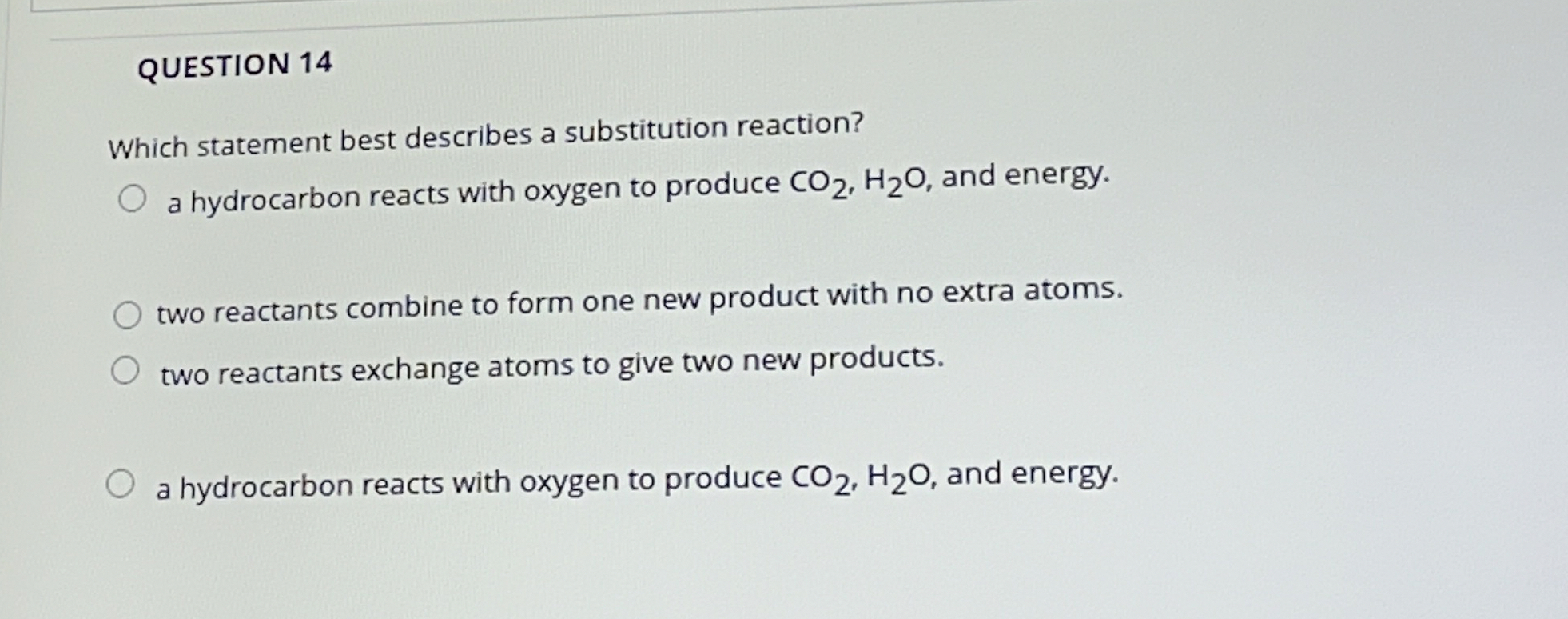 Solved QUESTION 14Which statement best describes a | Chegg.com