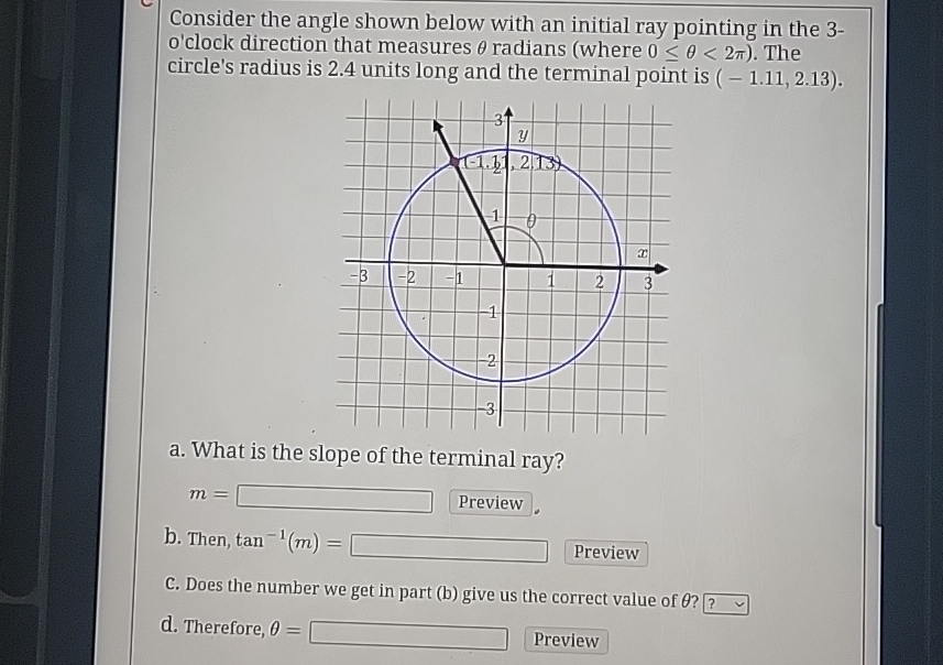 Solved Consider the angle shown below with an initial ray | Chegg.com