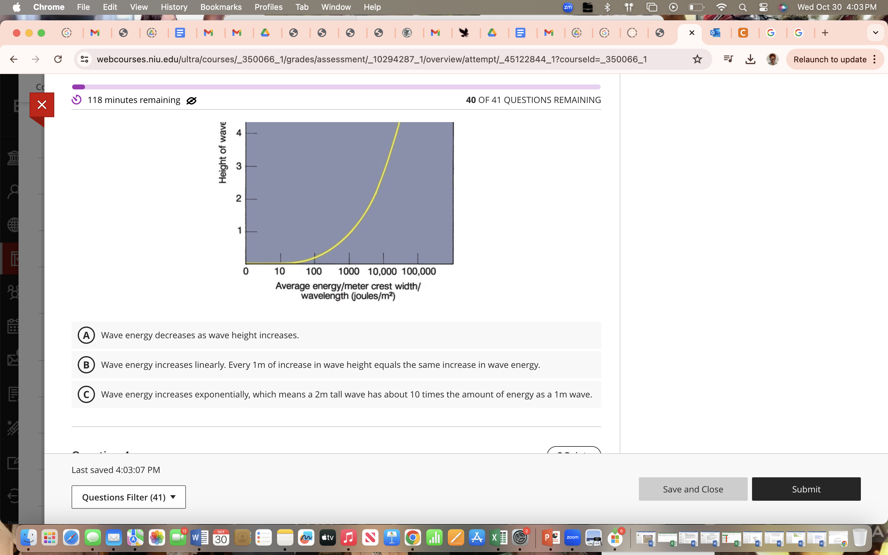 Solved Wave energy decreases as wave height increases.Wave | Chegg.com