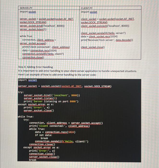 Solved Python Tutorial Assignment Client Server Rsa Aes