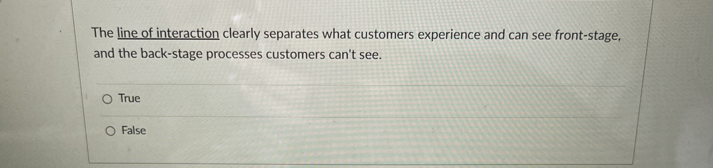 Solved The line of interaction clearly separates what | Chegg.com