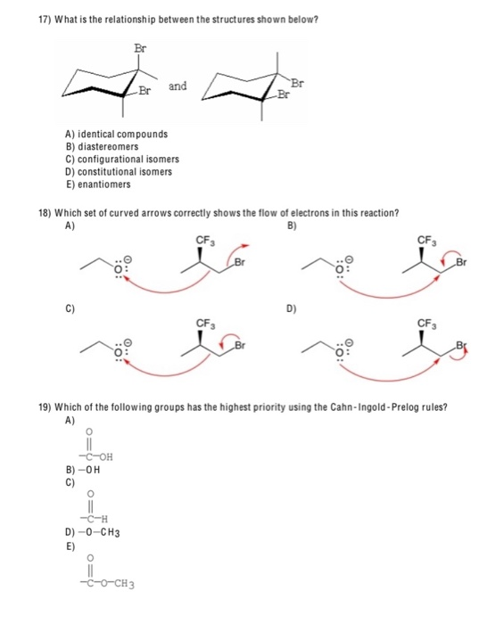 Solved 17) What is the relationship between the structures | Chegg.com
