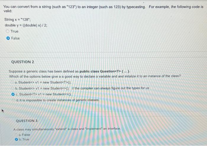 Solved You can convert from a string (such as "123") to an | Chegg.com
