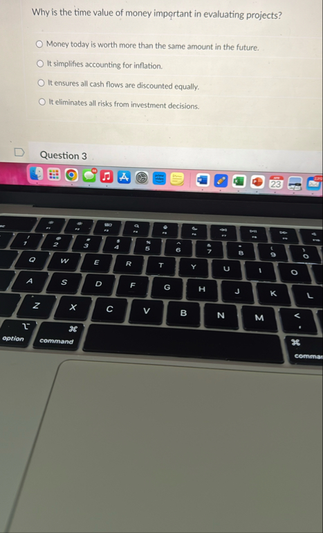 Solved Why is the time value of money important in | Chegg.com