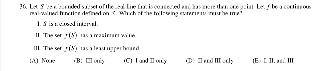 Solved Let S ﻿be a bounded subset of the real line that is | Chegg.com