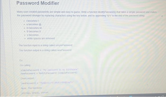 Solved Many user-ceated passwords are simple and easy to | Chegg.com