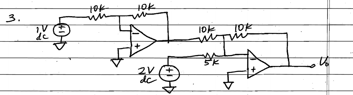 Solved Solve for the output voltage (V0) | Chegg.com