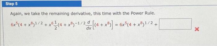 Solved Again, we take the remaining derivative, this time | Chegg.com