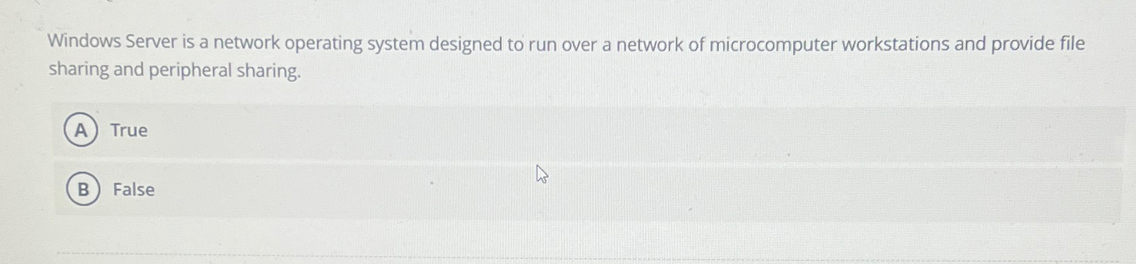 Solved Windows Server is a network operating system designed | Chegg.com