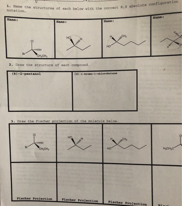 Solved 1. Name the structures of each below with notation. | Chegg.com