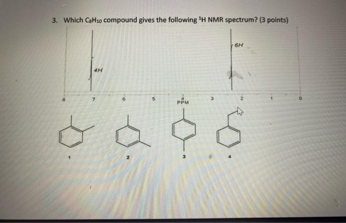 Solved 3. Which C3H10 compound gives the following 'H NMR | Chegg.com