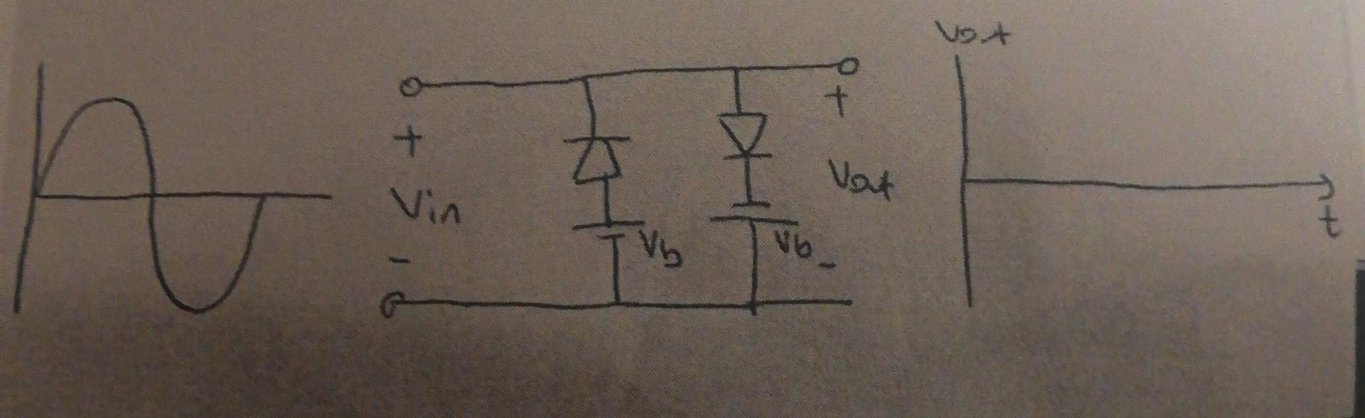 Solved IV. Draw one cycle of output voltage Vout for the | Chegg.com