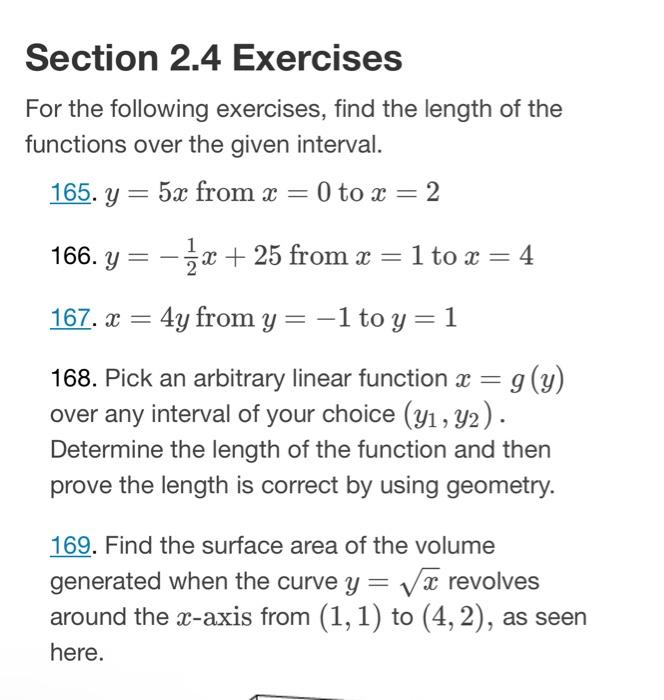 Solved Section 2.4 Exercises For the following exercises, | Chegg.com
