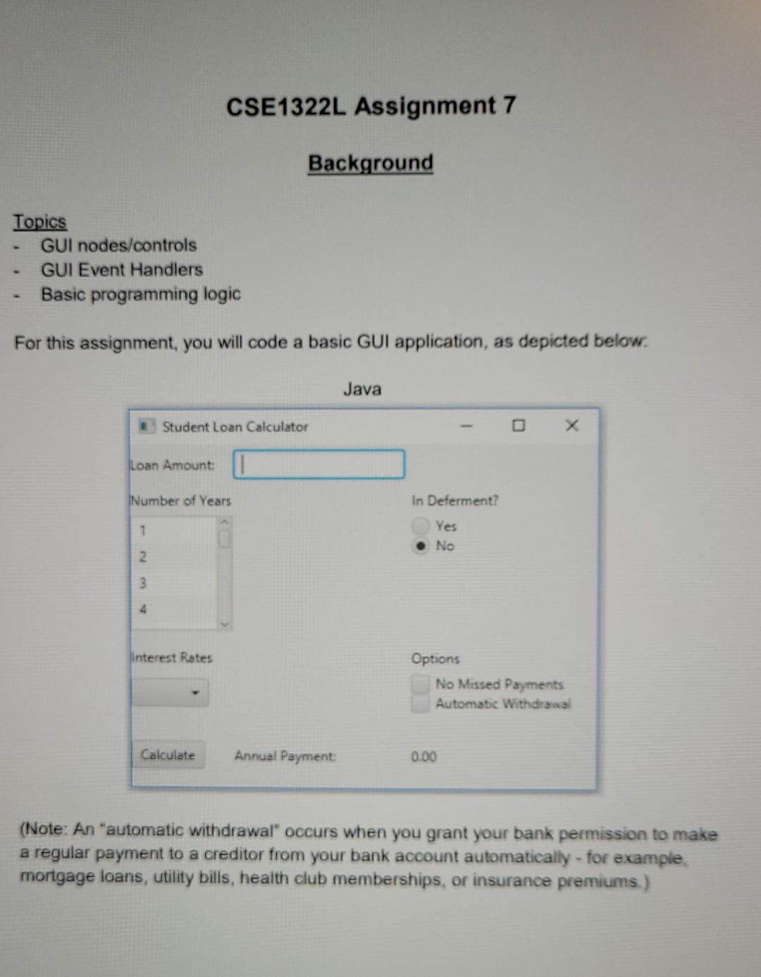 Solved in Java please, looking for an example formatted like | Chegg.com