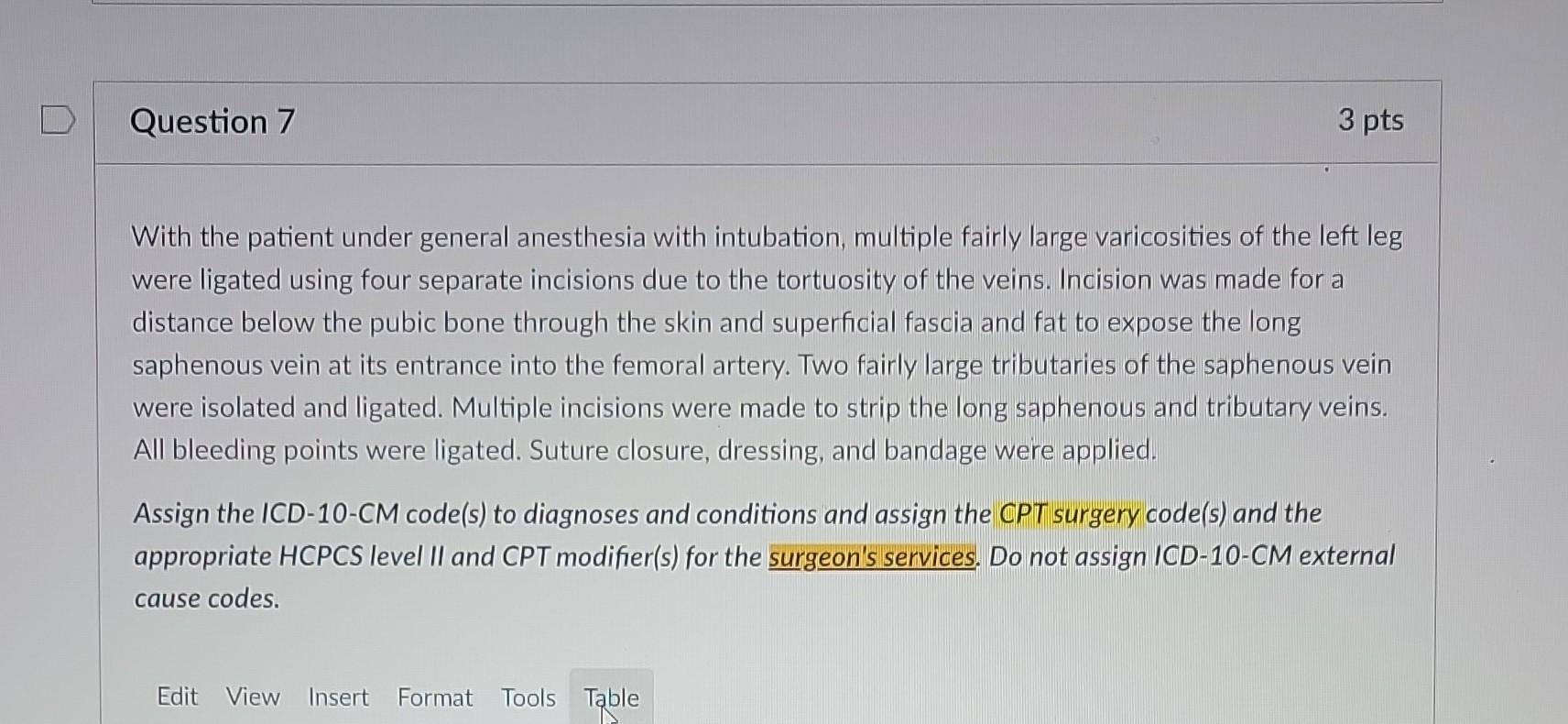 With the patient under general anesthesia with | Chegg.com