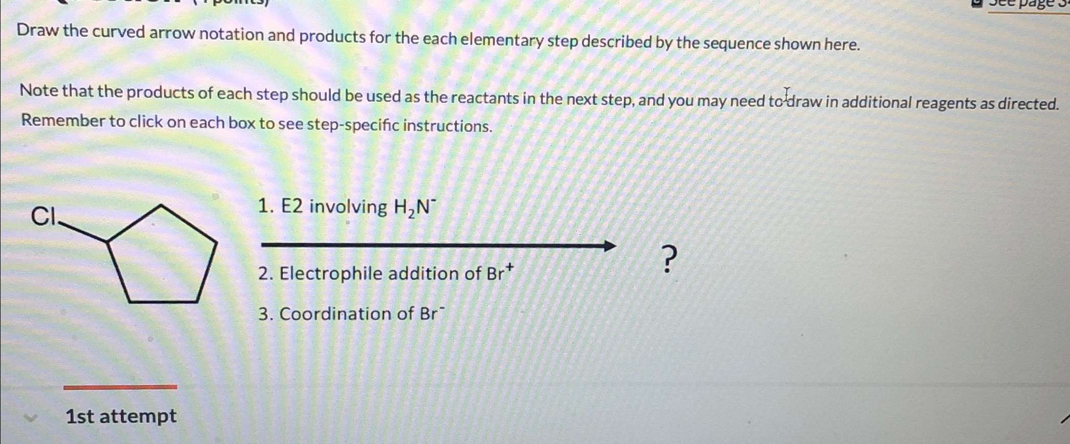 Solved Draw the curved arrow notation and products for the | Chegg.com
