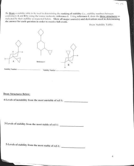 Solved 5- Draw a stability table to be used in determining | Chegg.com