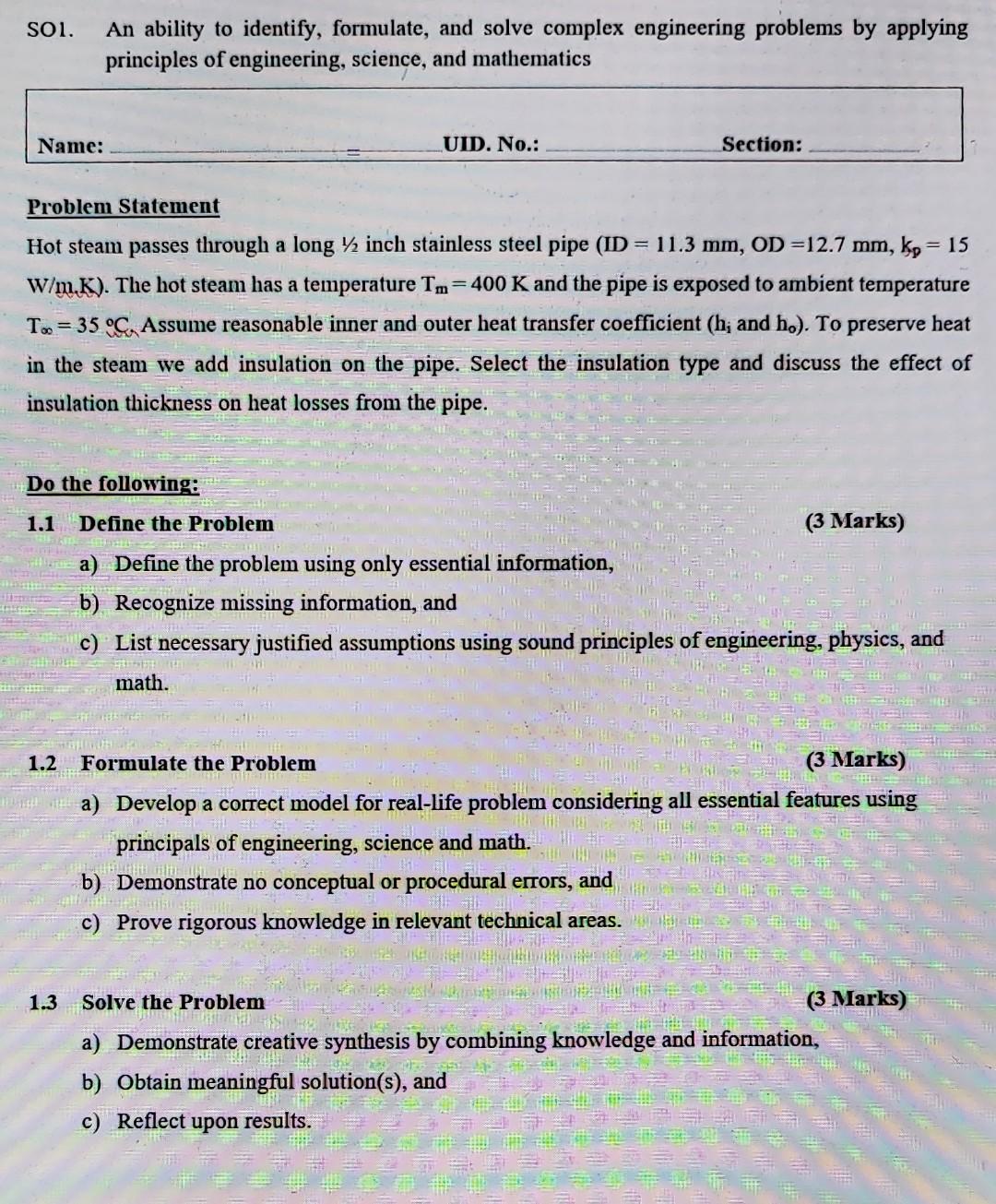 Solved SO1. An ability to identify, formulate, and solve | Chegg.com