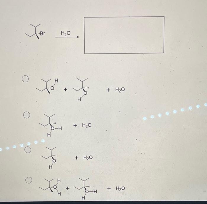 Solved +H2O | Chegg.com