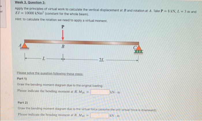 Solved Apply the principles of virtual work to calculate the | Chegg.com