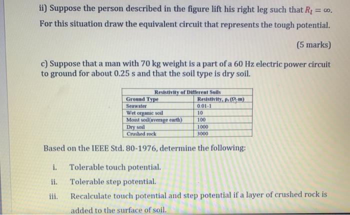 Solved a) Explain ground potential rise and how can it be | Chegg.com