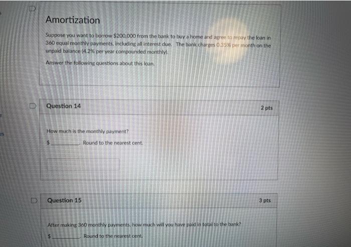 Solved Amortization Suppose you want to borrow $200,000 from | Chegg.com