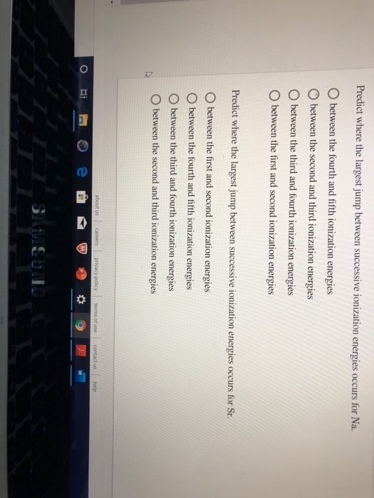 Solved predict where the largest jump between successive | Chegg.com