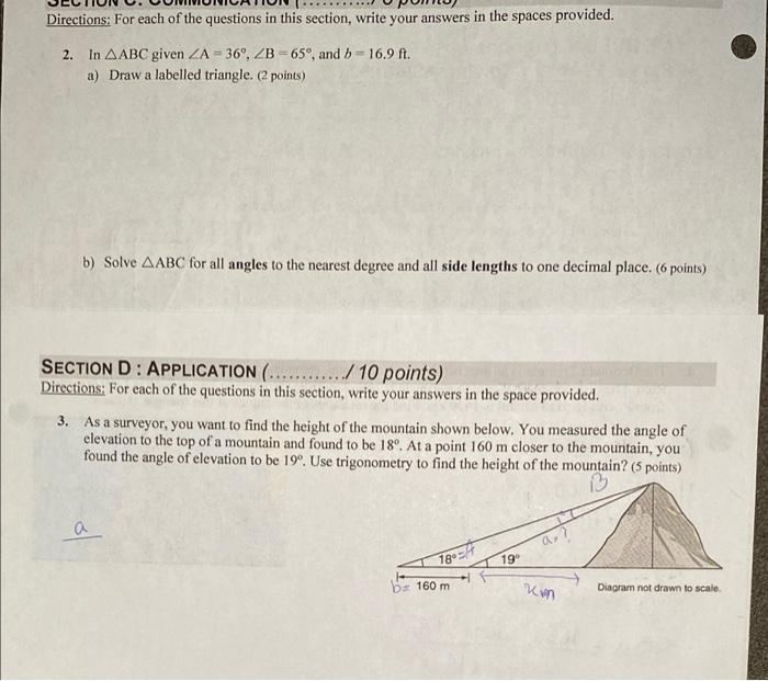 Solved Directions: For each of the questions in this | Chegg.com
