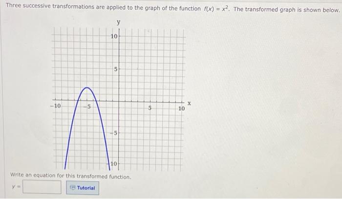 Solved Three Successive Transformations Are Applied To The