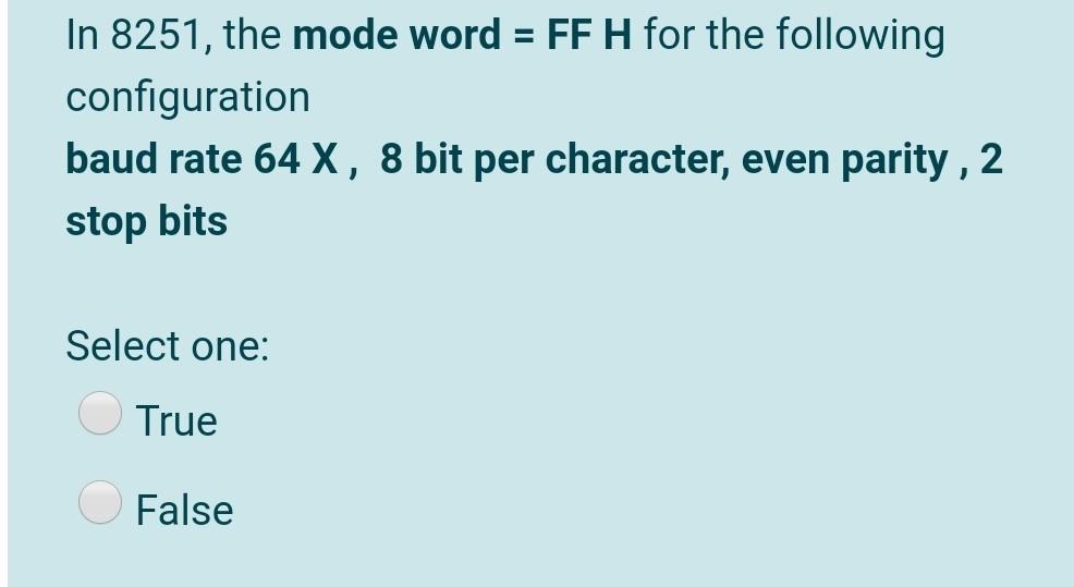 Solved In 8085 microprocessor, Program counter (PC ) shows | Chegg.com