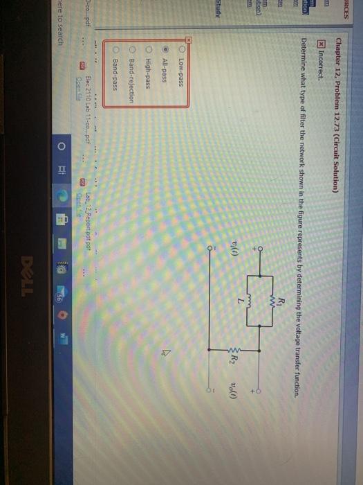 Solved SRCES Chapter 12, Problem 12.73 (Circuit Solution) x | Chegg.com Solved SRCES Chapter 12, Problem 12.73 (Circuit Solution) x | Chegg.com