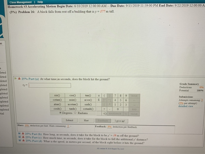 Solved Class Management | Help Homework 3 Accelerating | Chegg.com Solved Class Management | Help Homework 3 Accelerating | Chegg.com