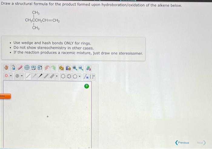 Solved - Use wedge and hash bonds ONLY for rings. - Do not | Chegg.com