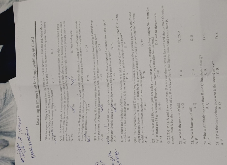 Solved solve the questions from 14 ﻿to 25 | Chegg.com