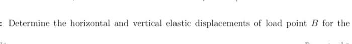 Solved Determine the horizontal and vertical elastic | Chegg.com