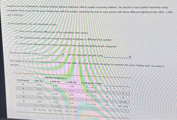 Solved Suppose you are interested in studying whether | Chegg.com