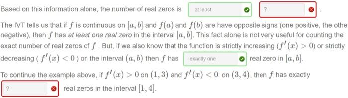 Solved The Intermediate Value Theorem (IVT) goes back to the | Chegg.com