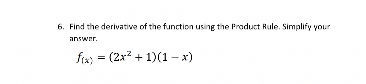 Solved Find the derivative of the function using the Product | Chegg.com