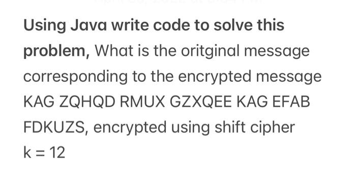 Solved Using Java write code to solve this problem, What is | Chegg.com