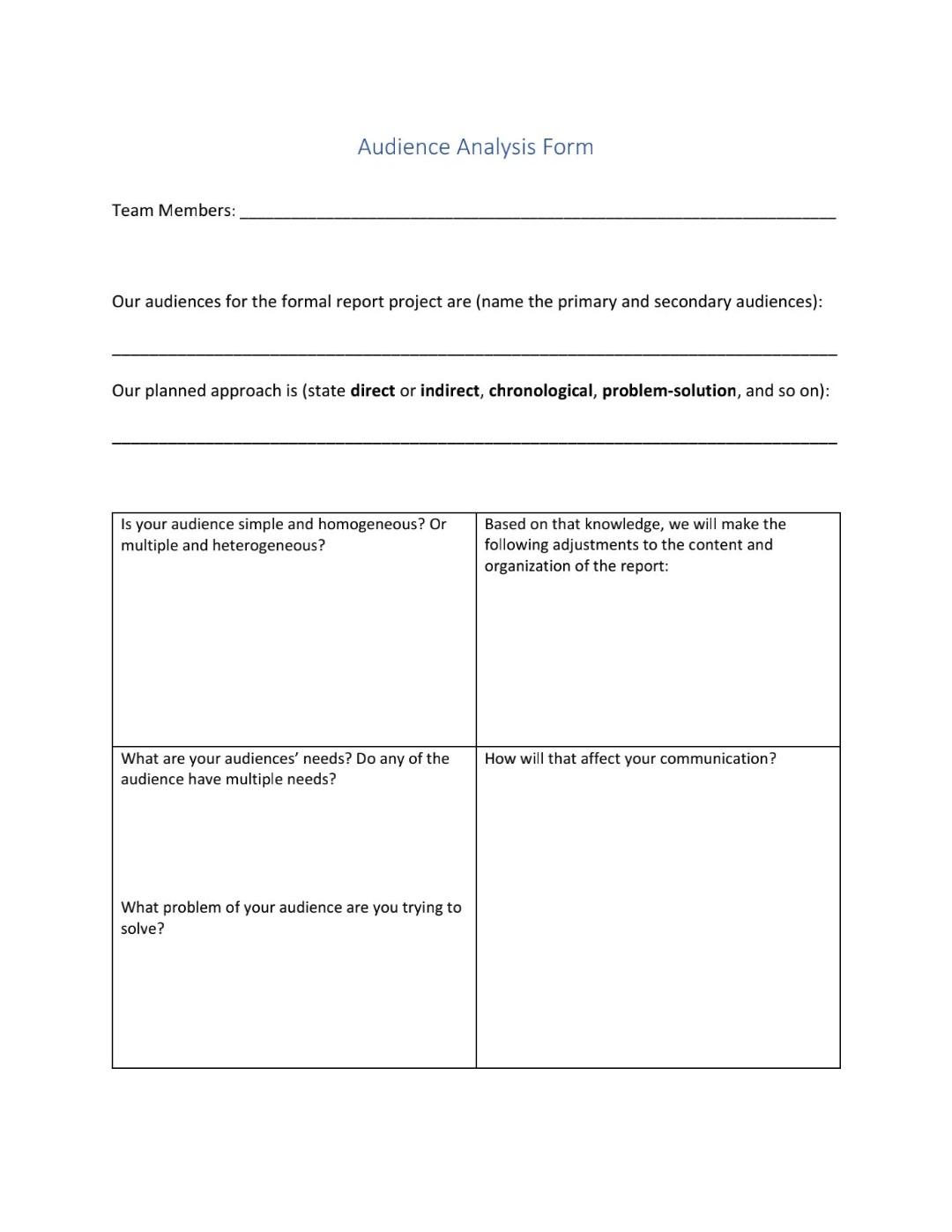 PART 2: Audience Analysis, Sources, and Outline This | Chegg.com