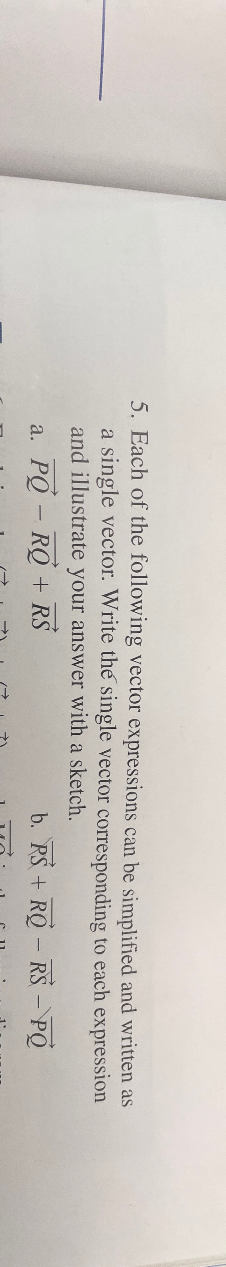 Solved Each of the following vector expressions can be | Chegg.com