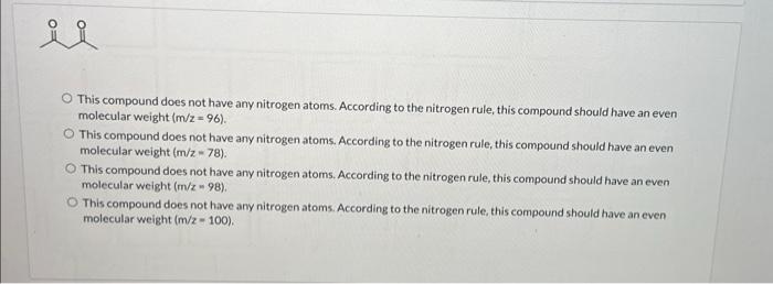 Solved For each of the following compounds, use the nitrogen | Chegg.com