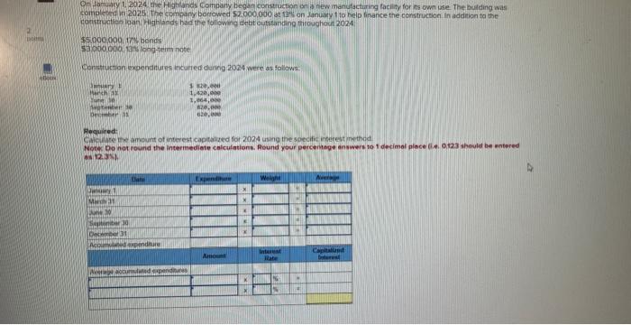 Solved On January 1, 2024, the Marilee Company began | Chegg.com