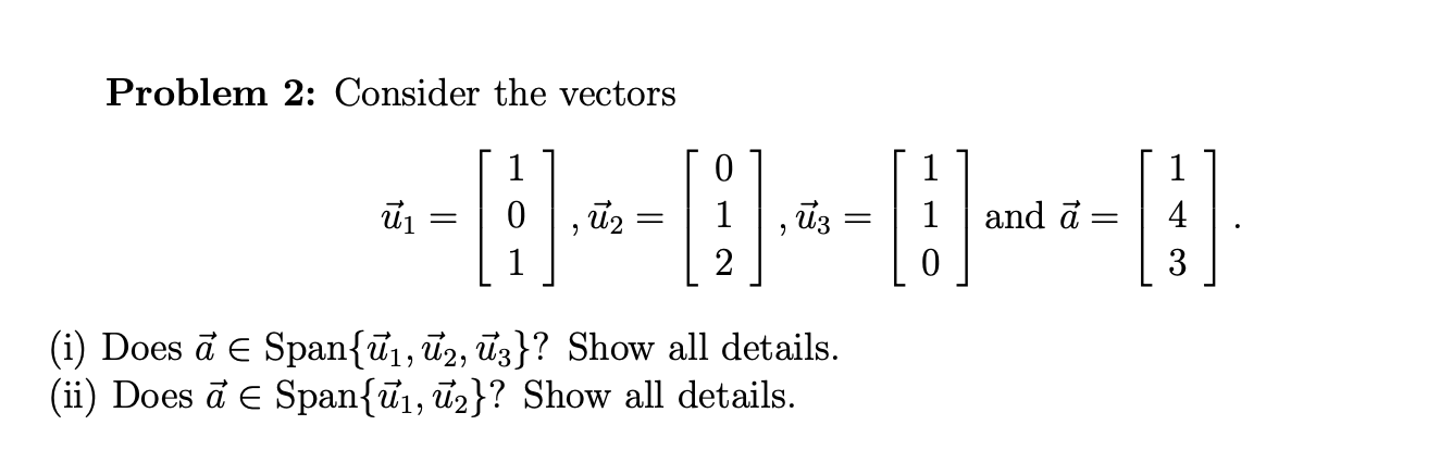 Solved Problem 2: Consider the | Chegg.com