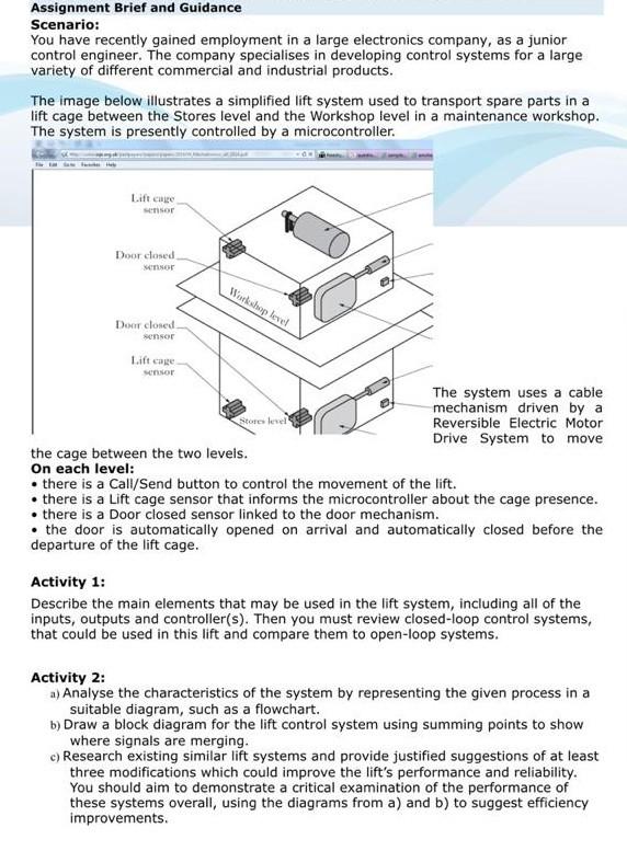 Solved Assignment Brief and Guidance Scenario: You have | Chegg.com